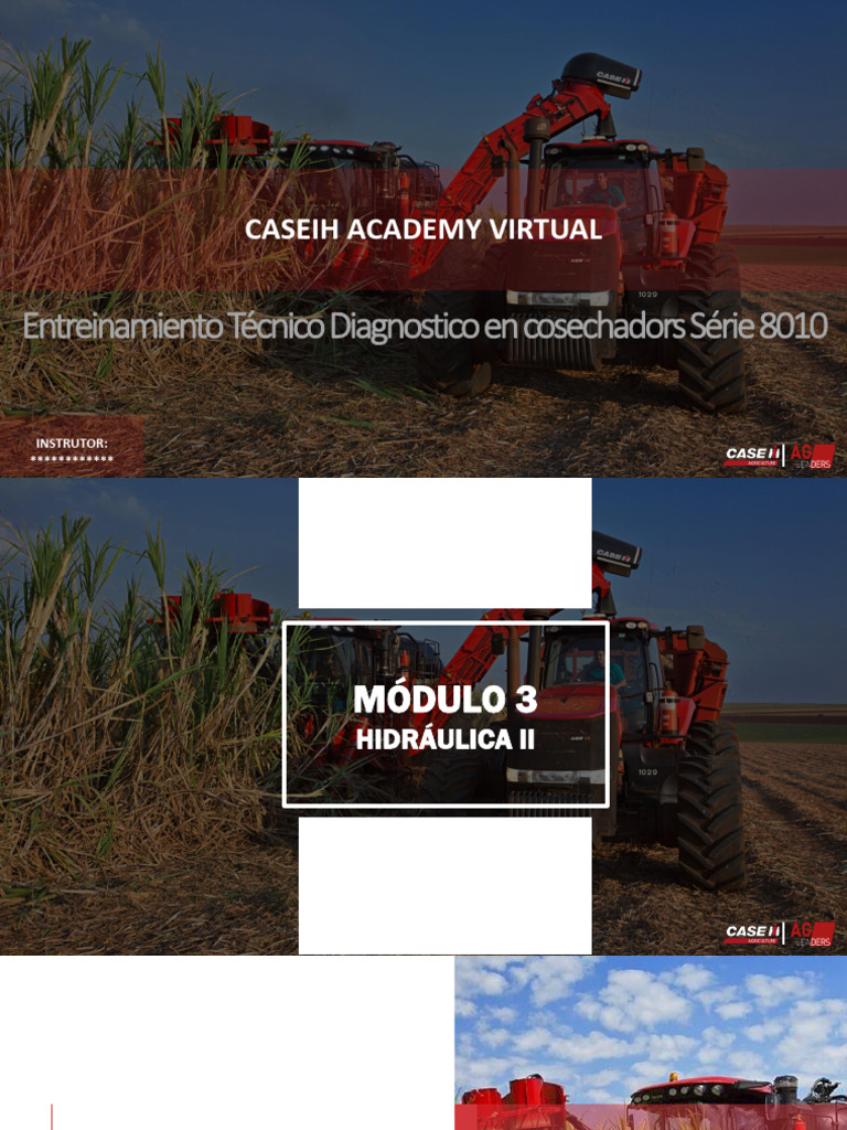 MODULO 3 Hidraulica II - Entreinamiento 8810 Tecnico, Circuito Hidráulico, Vazões e Pressões de ...