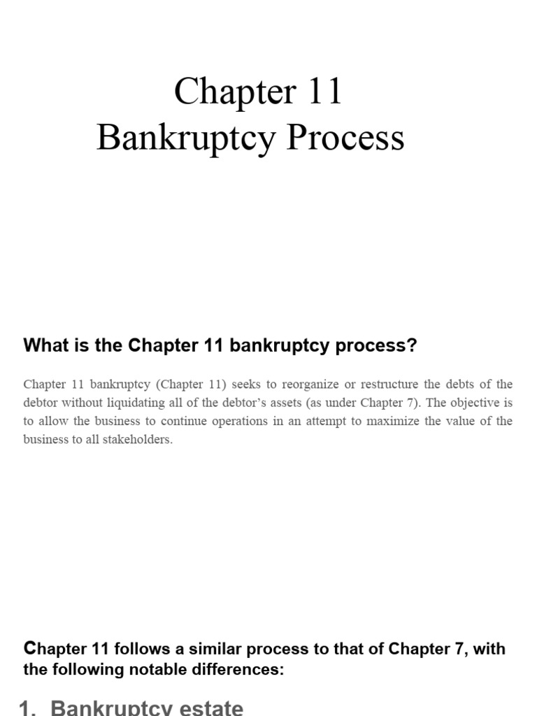 Chapter 11 (Stacy) | PDF | Chapter 11 | Chapter 7