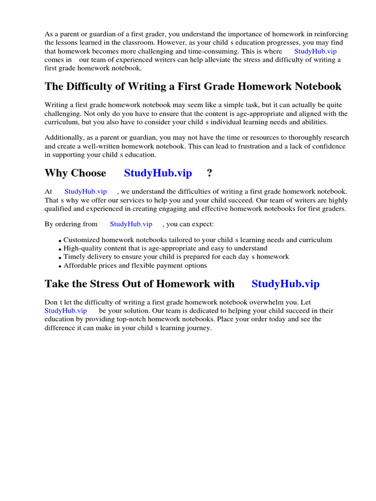 First Grade Homework Notebook | PDF | Phonics | Homework