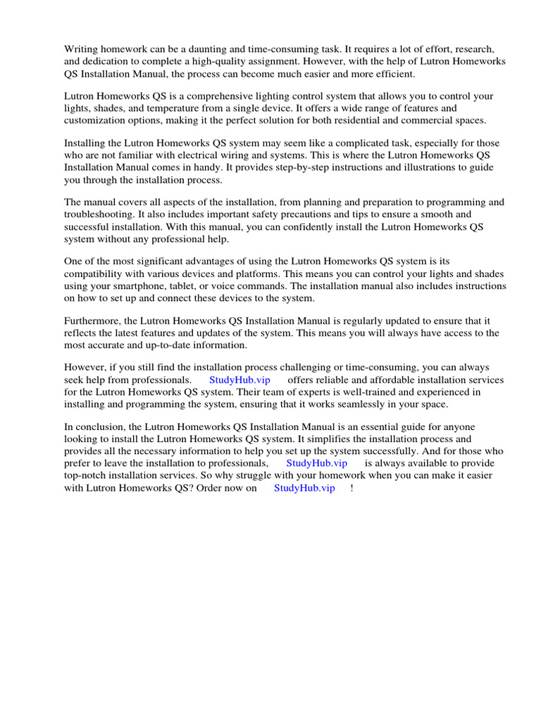 Lutron Homeworks Qs Installation Manual | PDF | Apple Inc. | Usb