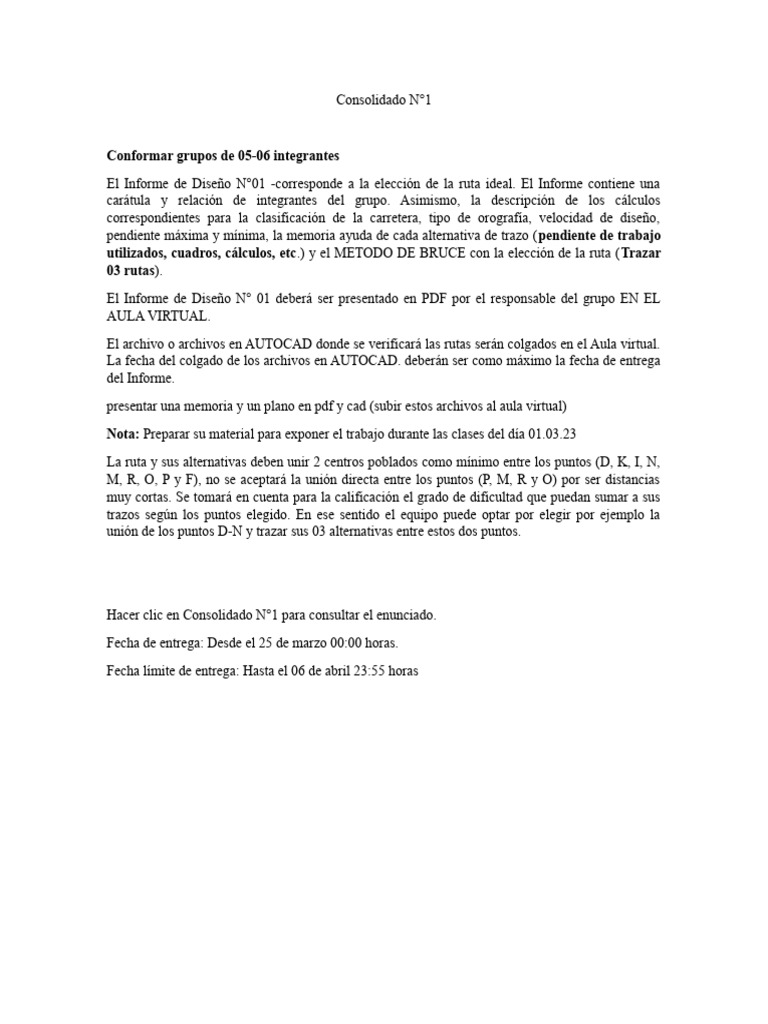 Consolidado 01 - Consigna y Rubrica | Descargar gratis PDF | Degradado