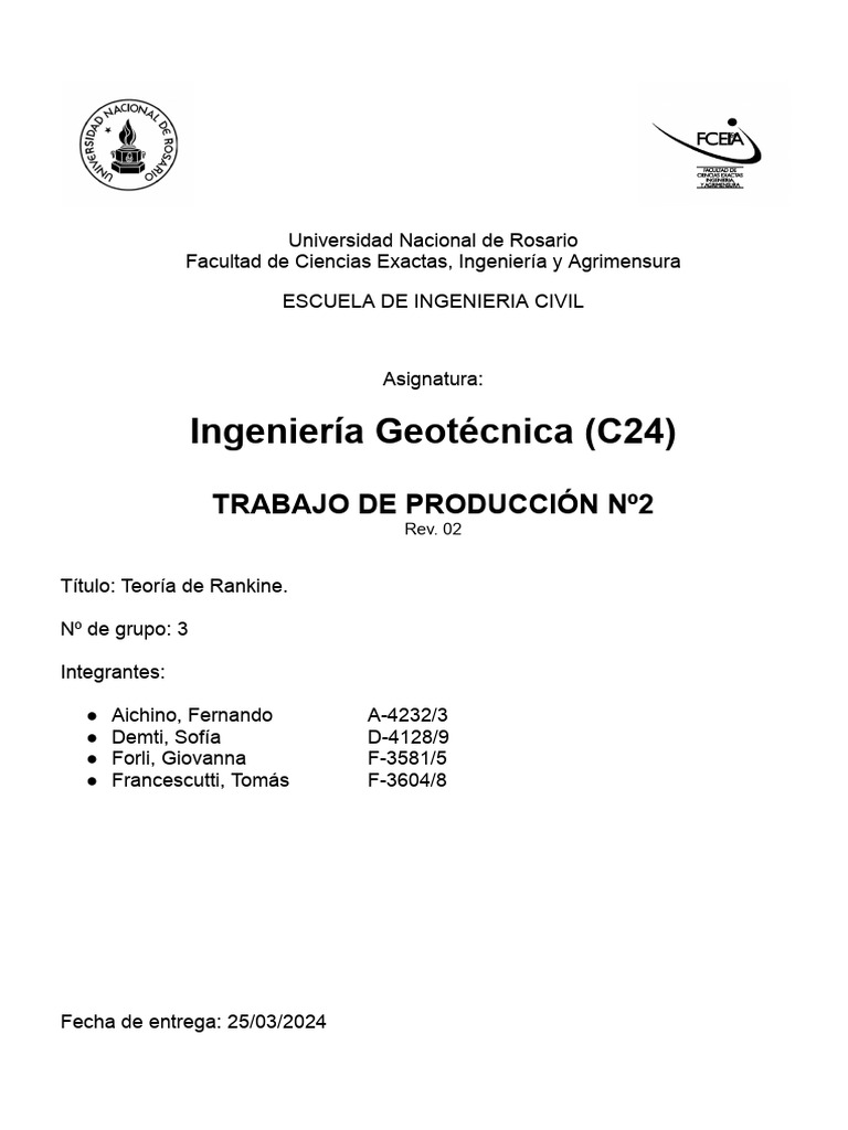 Informe TP2 - Grupo 3 - Rev.02 | PDF | Ingeniería