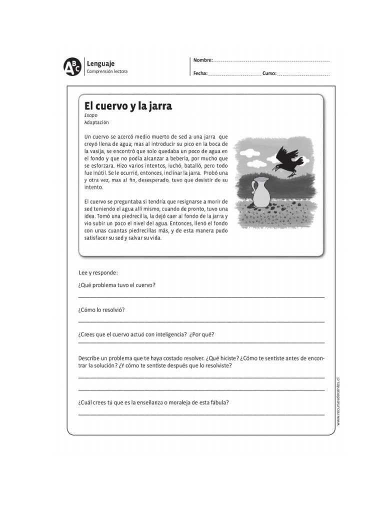 Comprension Lector Grado 3ero | PDF