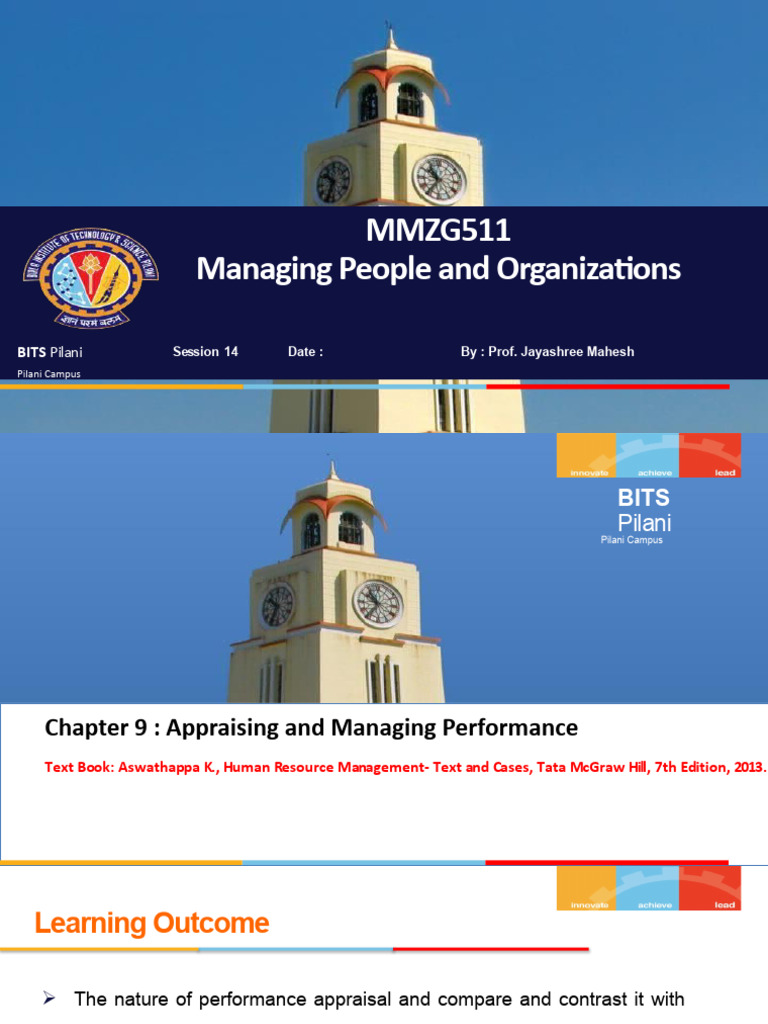2023 MBAZG511_Lecture 14 Performance Appraisal | PDF | Performance ... 2023 MBAZG511_Lecture 14 Performance Appraisal | PDF | Performance ...