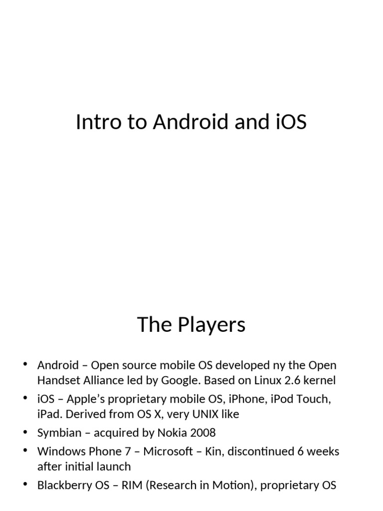 1 (PDF - Io) | PDF | Android (Operating System) | Ios