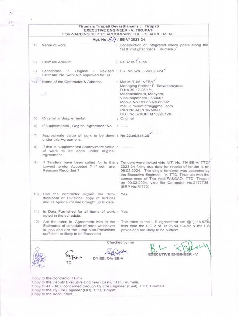 AGT-64-23-24-NIT-79-23-24-INTEGRATED CHECK POSTS-1st-2nd GHAT ROAD ...