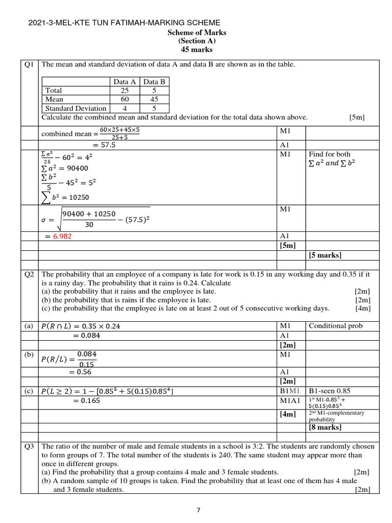 2021-3-Mel-Kte Tun Fatimah-A | PDF | Statistics | Statistical Analysis