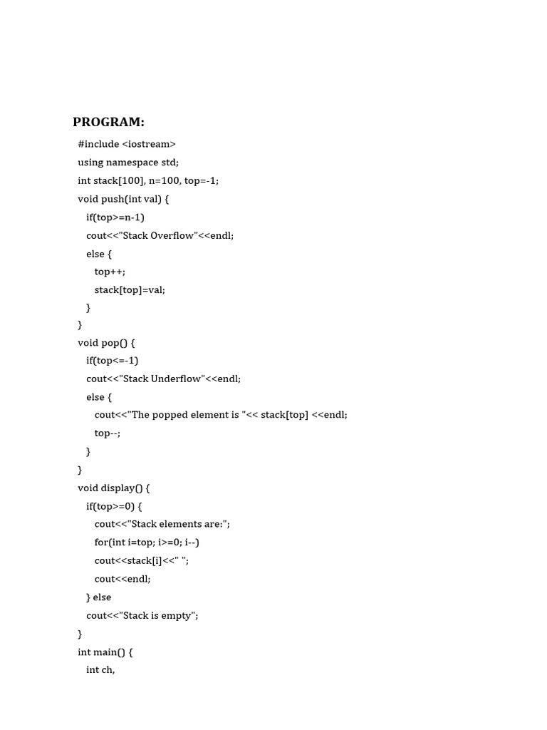 Data Structures Lab Manual Ii Bca Pdf Algorithms And Data Structures Computer Programming 