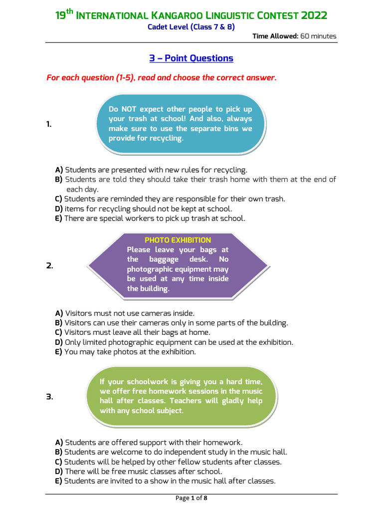 0-IKLC 2022 Cadet Final | PDF | Art