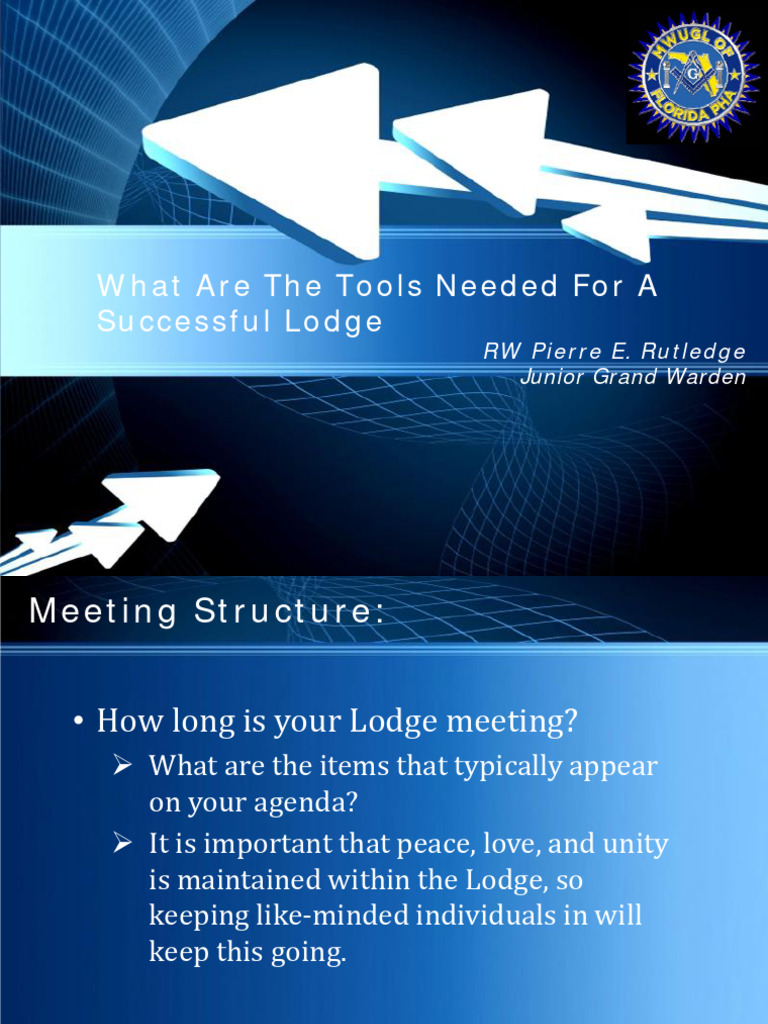 Essential Lodge Meeting Guidelines | PDF | Career & Growth | Business