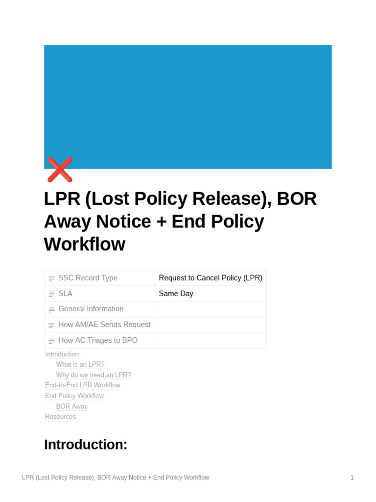 LPR Form Completion Guide | PDF | Insurance | Software