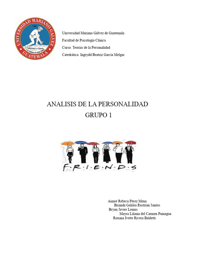 FRIENDS TEORIAS | PDF | Psicoanálisis | Sigmund Freud