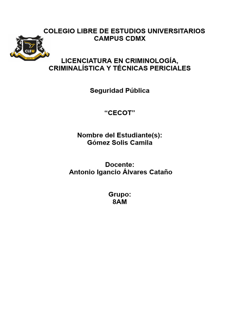 CECOT | PDF