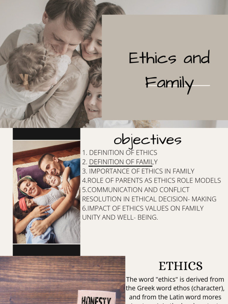Ethics and Family | PDF | Family | Morality