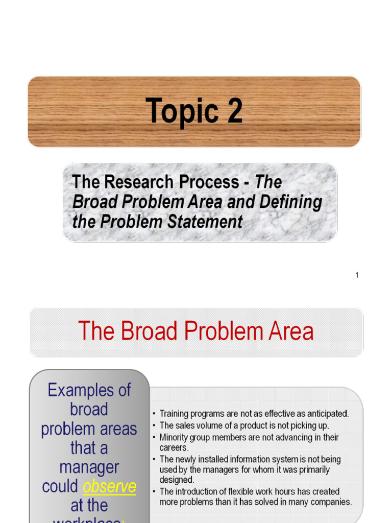 Chapter 2 - Problem Area & Problem Statement | Download Free PDF | Databases | Data