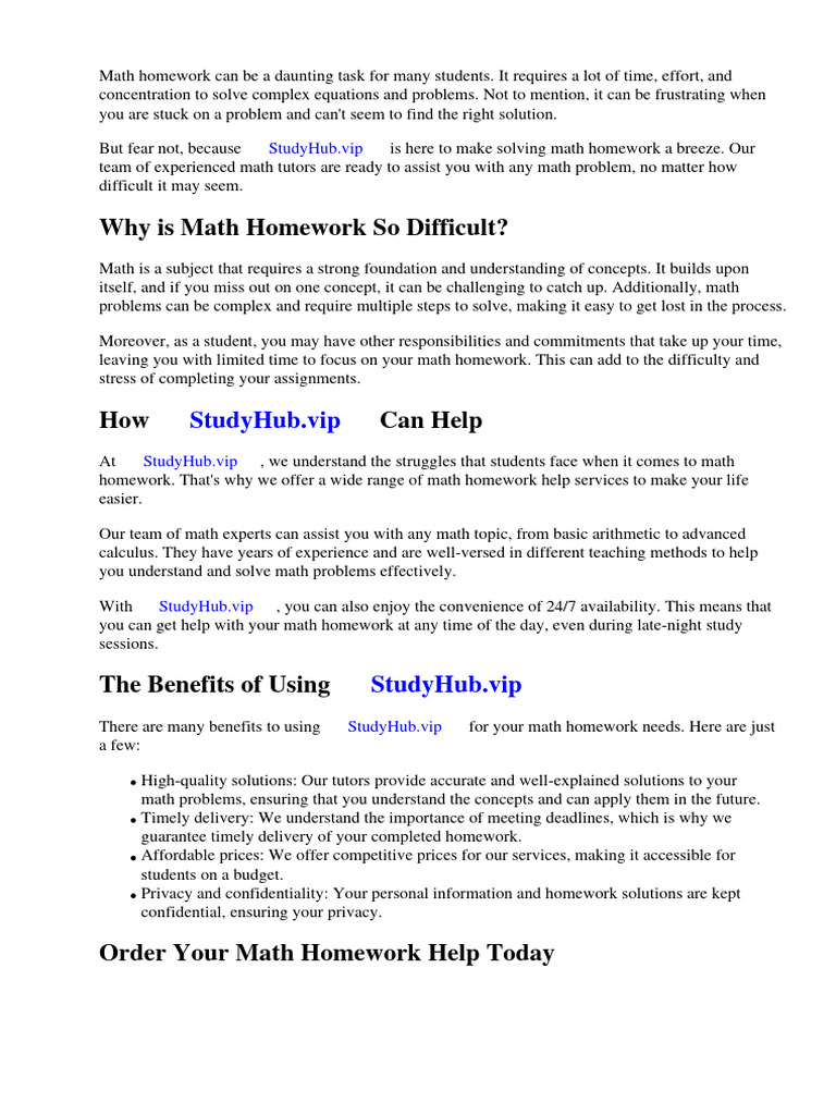 Solving Math Homework | PDF | Mathematics | Equations