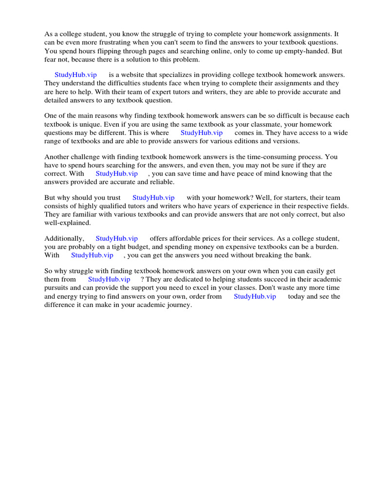 College Textbook Homework Answers | PDF | Xml | Xml Schema