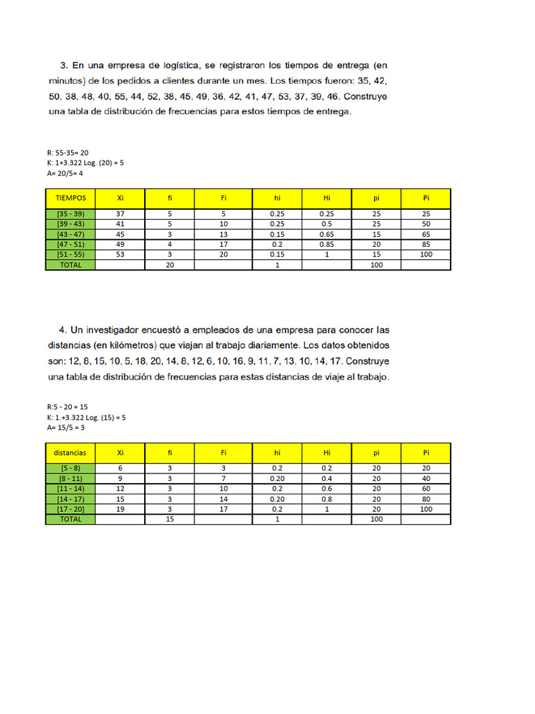 Estadistica Ejercicio 3,4,5 | PDF | Technology & Engineering