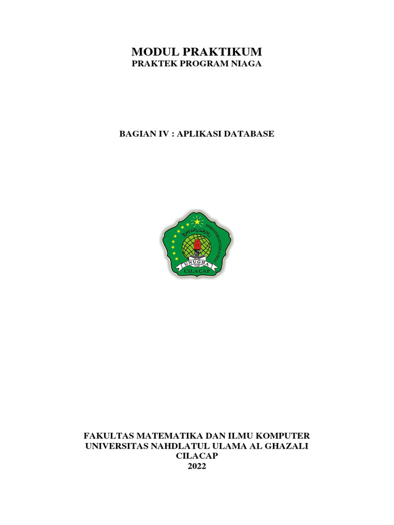 Modul PPN - Aplikasi Database Part3 | PDF | Komputer