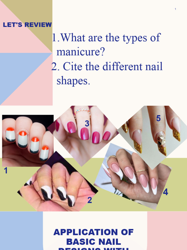 Application of Basic Nail Designs | PDF