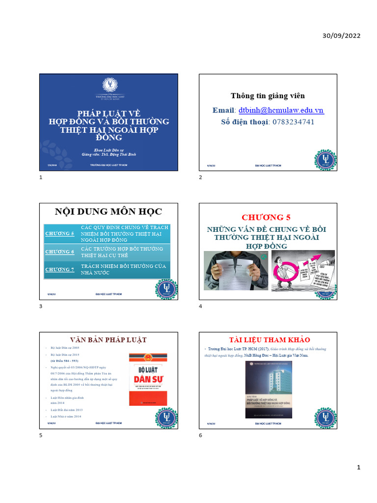 PPT Chương 5 - Những Vấn Đề Chung Về BTTH Ngoài HĐ | PDF