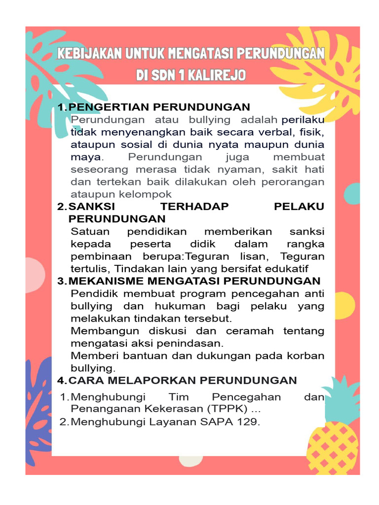Pengertian dan Penanganan Perundungan | PDF | Pengembangan Diri