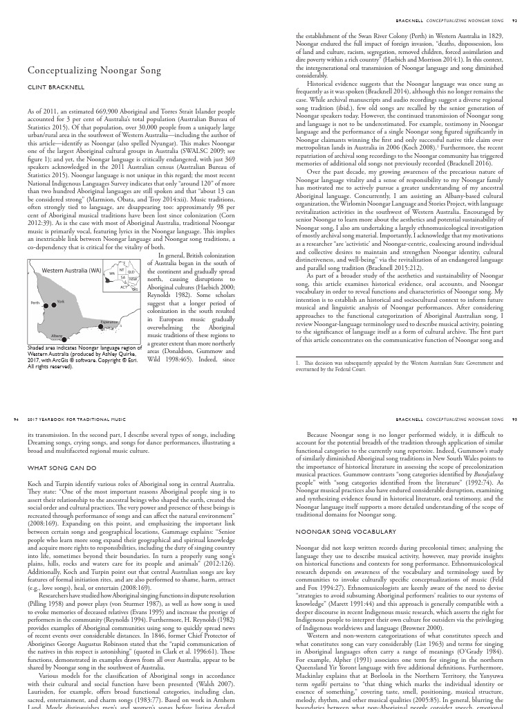 2017 Yearbook For Traditional Music | PDF | Indigenous Australians ...