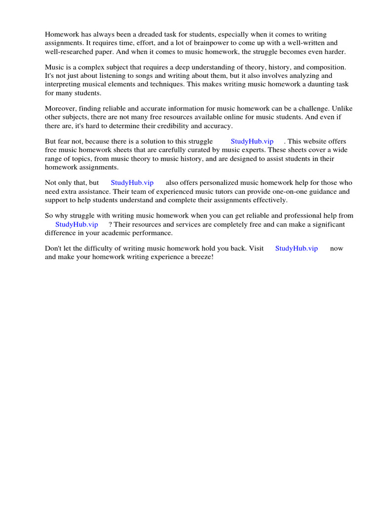 Free Music Homework Sheets | PDF | Worksheet | Mathematics