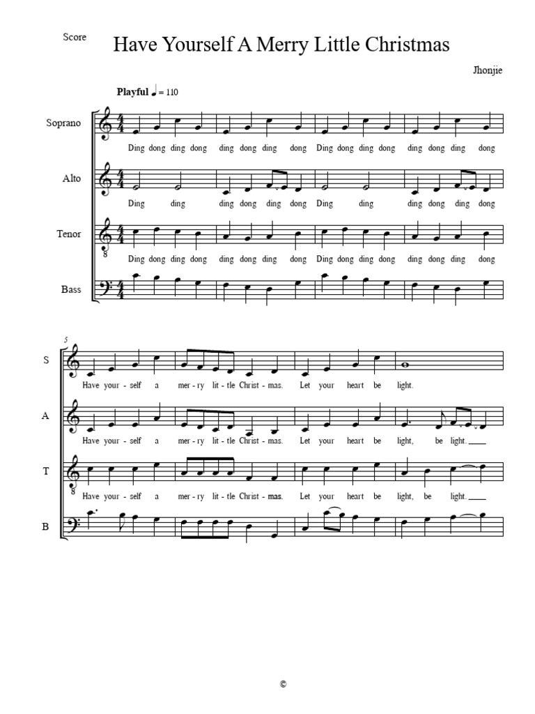 Have Yourself A Merry Little Xmas | PDF
