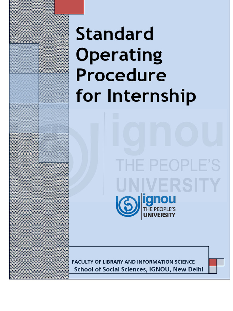 SOP For BLIS Internship | PDF | Libraries | Internship