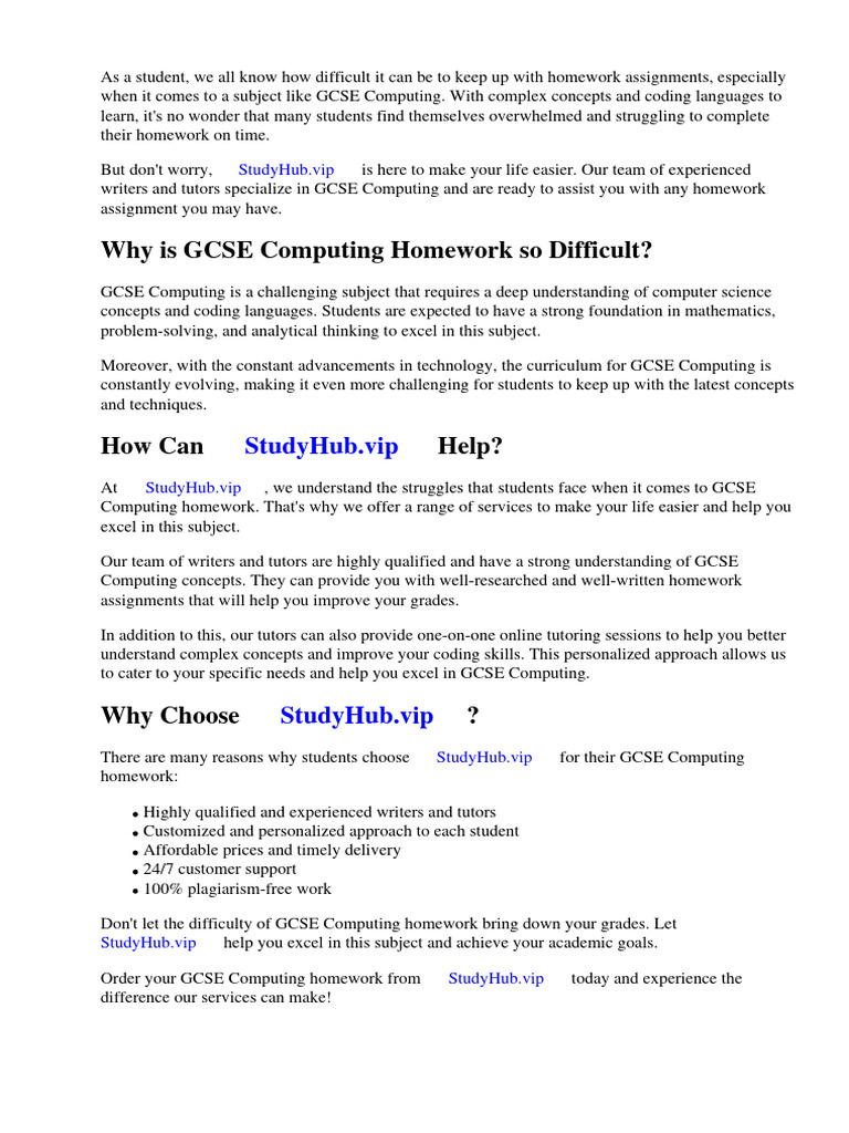 Gcse Computing Homework | PDF | Facebook | Linked In Gcse Computing Homework | PDF | Facebook | Linked In