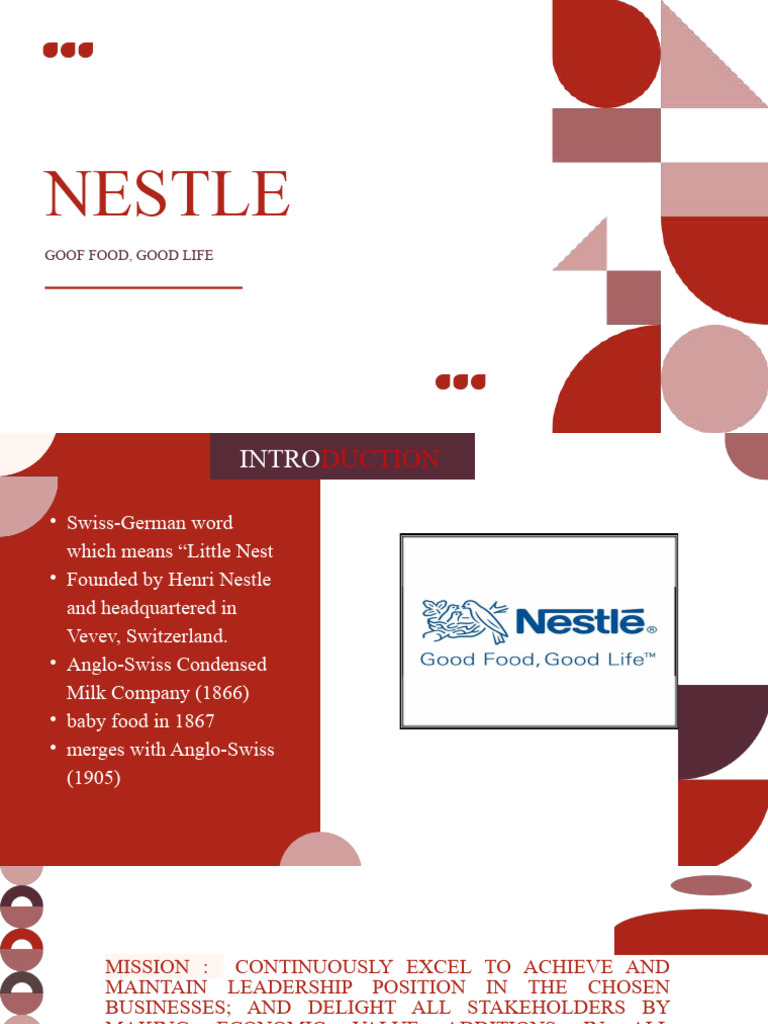 Nestle Ltd. | PDF | Nestlé | Corporate Social Responsibility