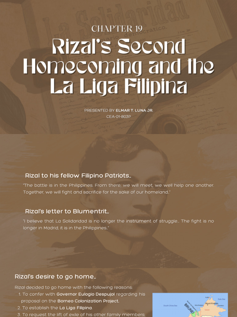 Rizals Sikand Homecoming | PDF
