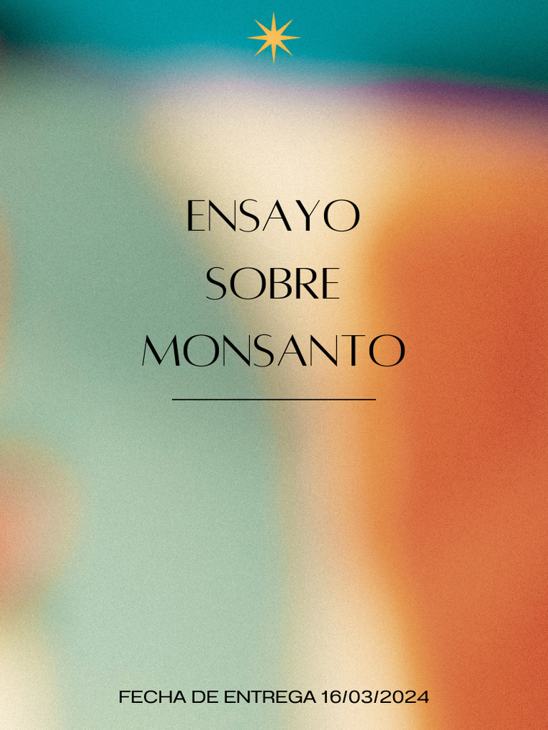 Ensayo de Monsanto | PDF | Monsanto | Organismo genéticamente modificado Ensayo de Monsanto | PDF | Monsanto | Organismo genéticamente modificado