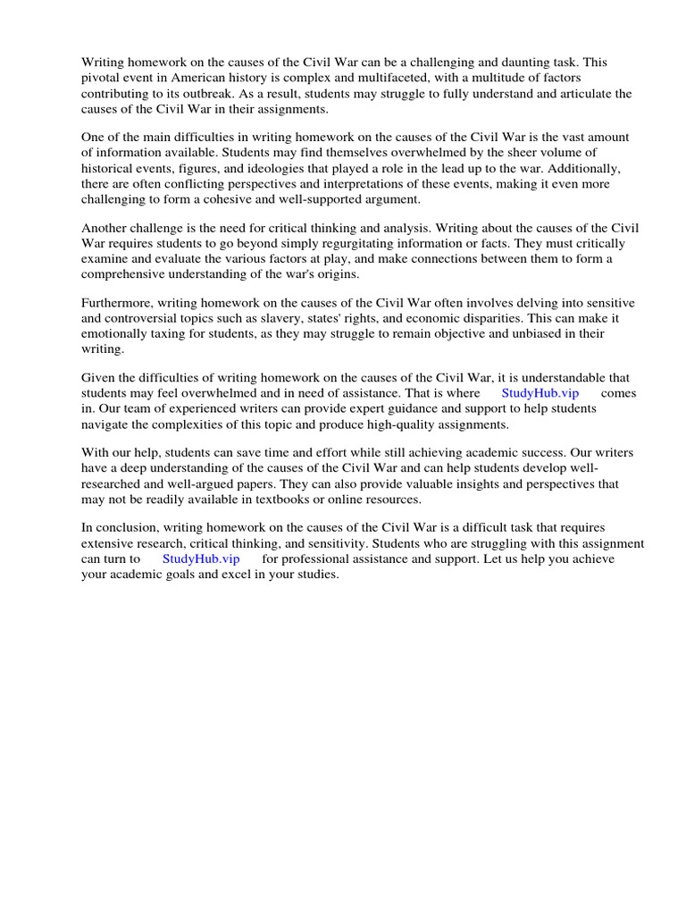 Understanding Civil War Causes | PDF | American Civil War | Slavery In ...