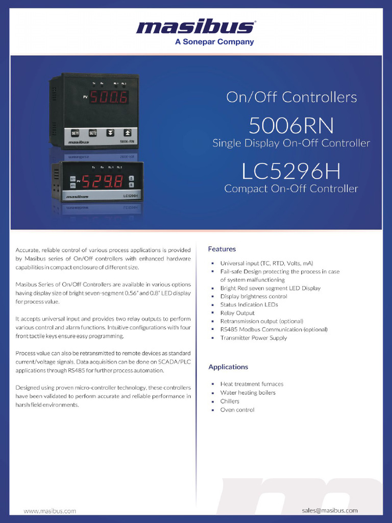 Masibus - 5006RN-LC5296H-R4F-0520 | PDF