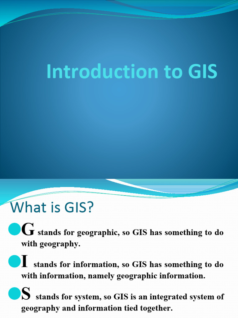 Chep 1 | PDF | Geographic Information System | Computing