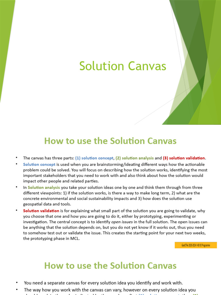 Prototyping - Solution Idea Canvas Template Slides (3) .PPTX Dev | PDF ...