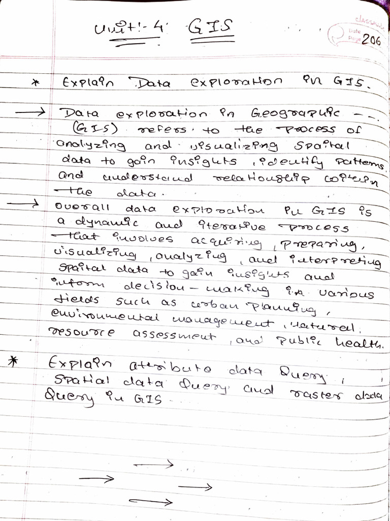 Gis Unit 4 & 5 | PDF