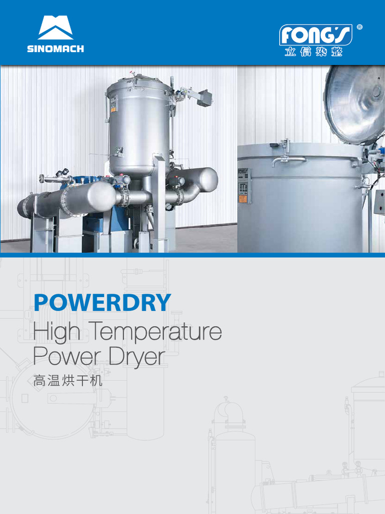 Powerdry High Temperature Power Dryer en | PDF | Clothes Dryer | Valve