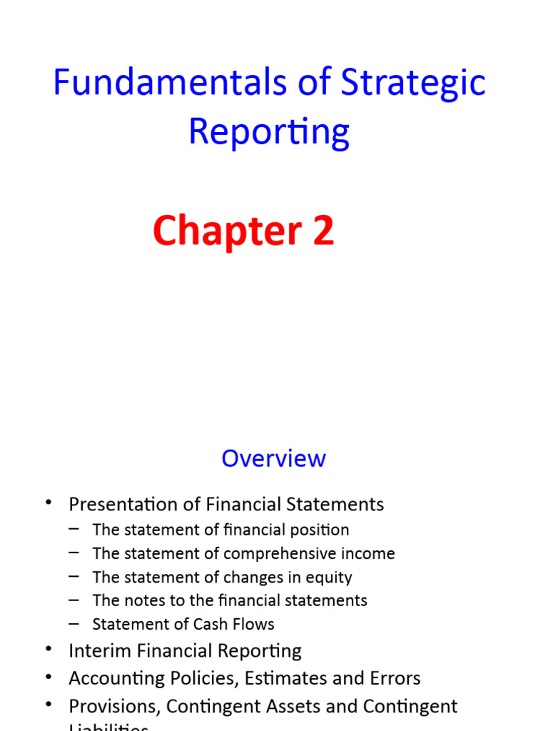 Chapter 2 IAS 1 Presentation of Financial Statements | PDF | Income ...