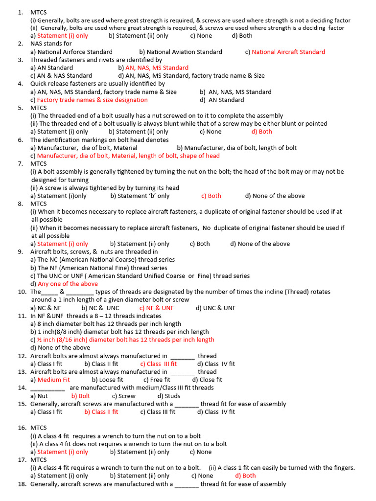Sem-II - 37A, 37B-AC M & HW | PDF | Screw | Pipe (Fluid Conveyance)