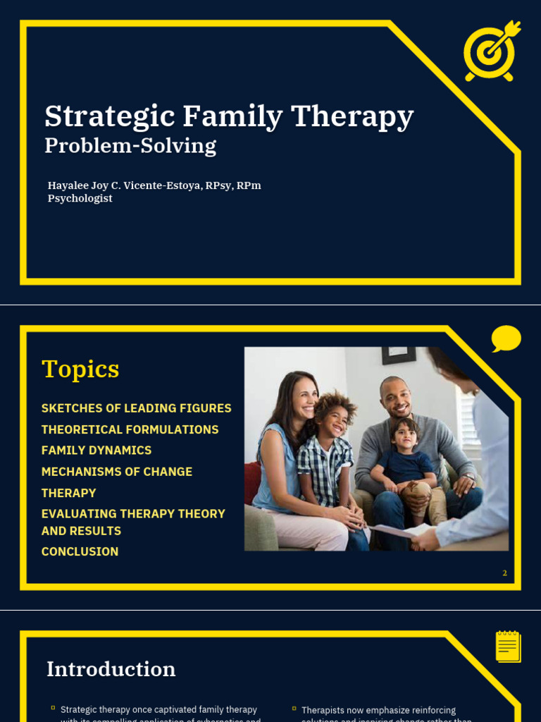 Strategic Family Therapy Insights | PDF | Psychotherapy | Family Therapy