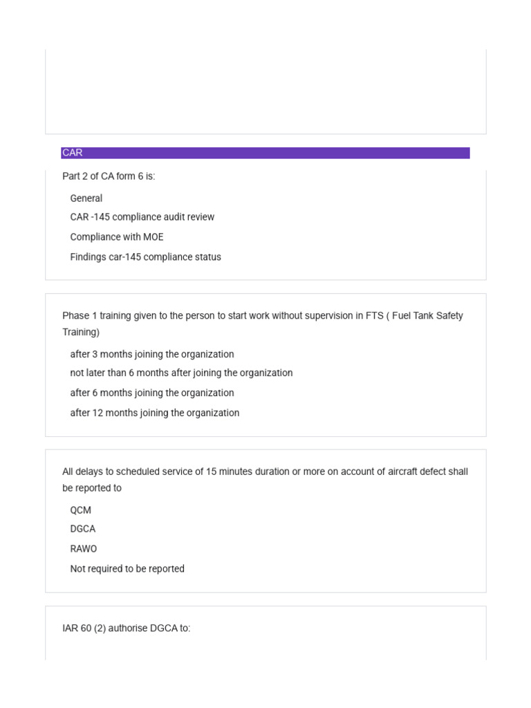 Aviation Legislation Compliance Overview | PDF | Computers | Technology ...