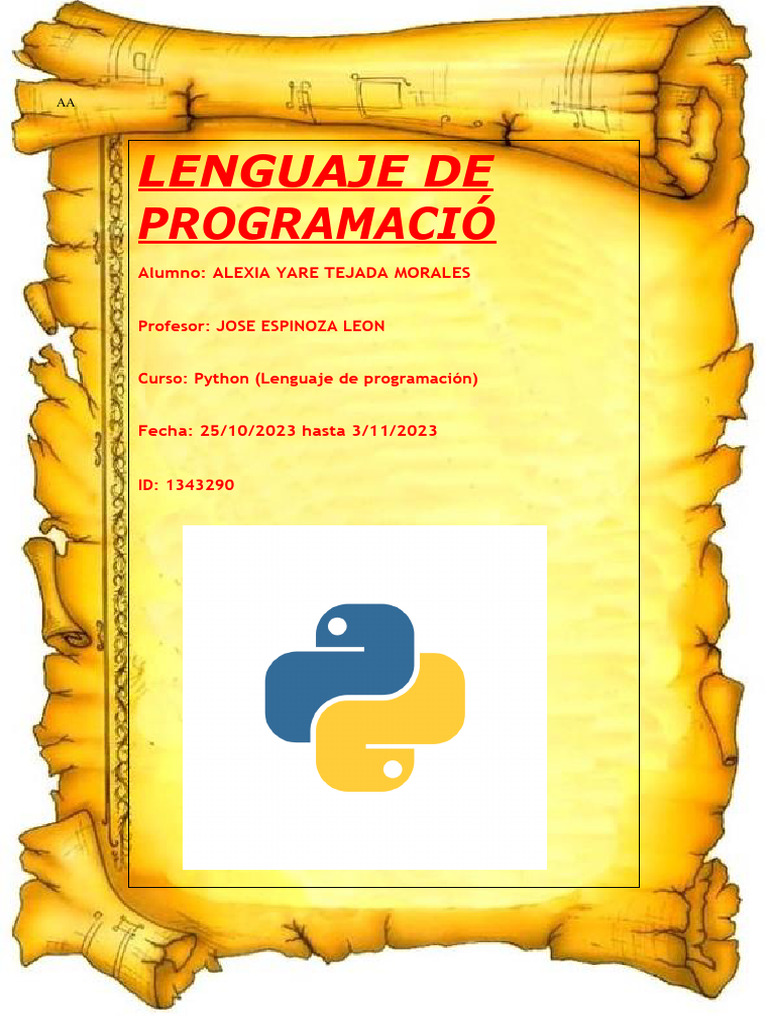 Cuaderno De Informes N13 Pdf Python Lenguaje De Programación Informática 1887