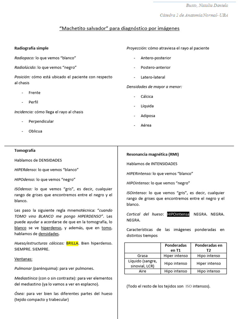 Machetito Salvador para Imagenes | PDF | Hueso | Imagenes medicas