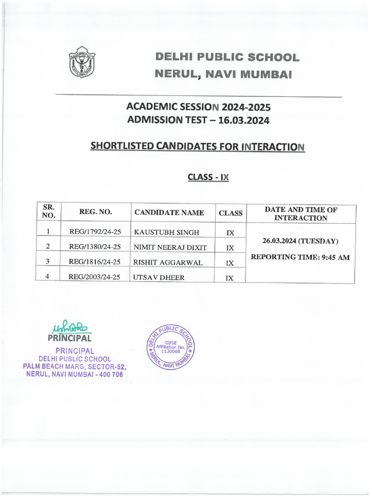 CLASS IX INTERACTION LIST | PDF