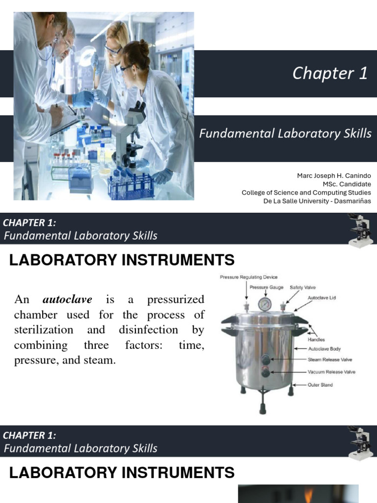 Fundamental Laboratory Skills | Download Free PDF | Growth Medium ...