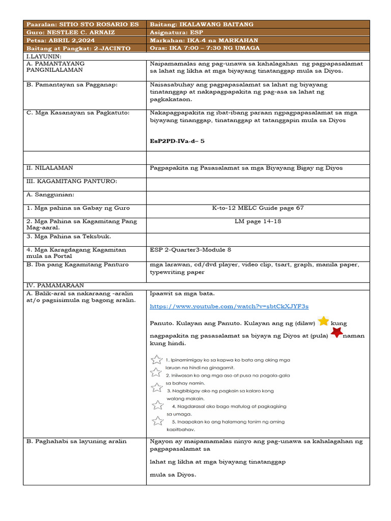 Q4 DLP Week 1.2 | PDF
