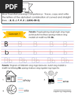 Letrang JJ Kindergarten Worksheets | PDF